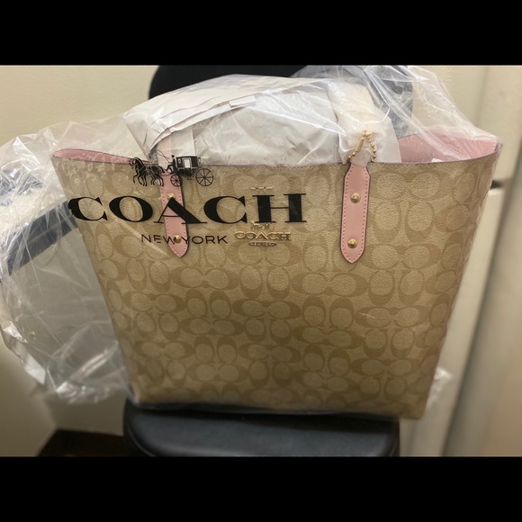Coach | Bags | Coach Logo Tote Bag | Poshmark
